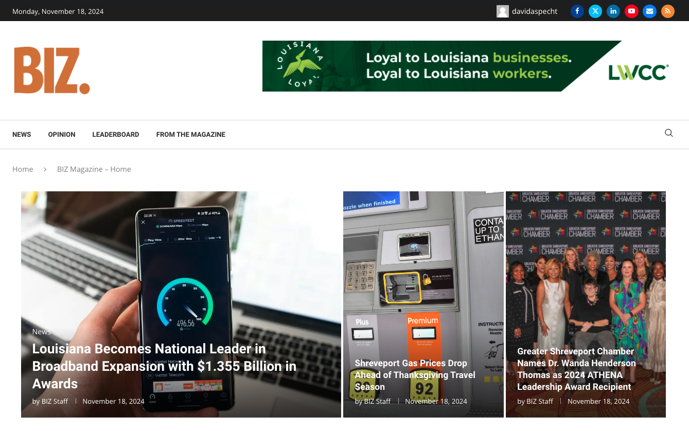 David Specht: BIZ is Back and Better Than Ever – BIZ Magazine